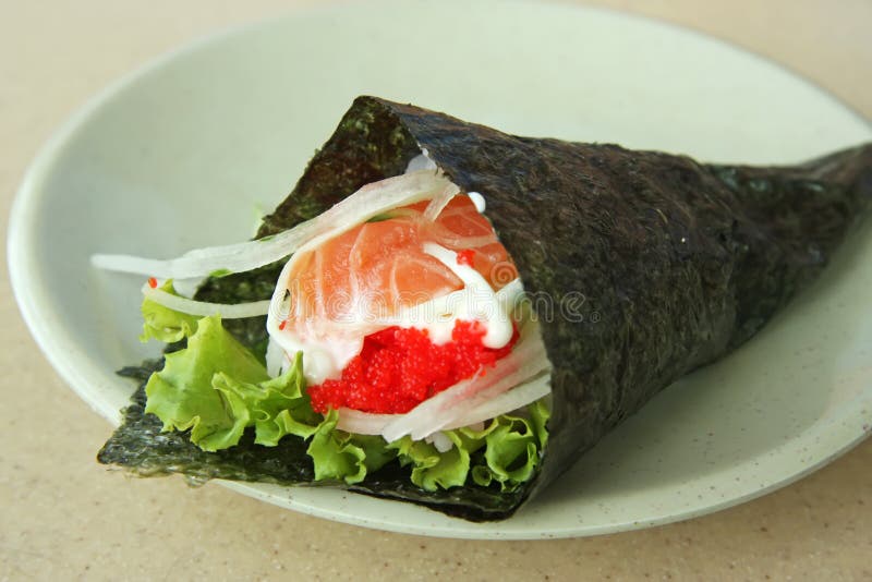 Temaki stock photo. Image of oriental, dish, nori, japan - 32833052