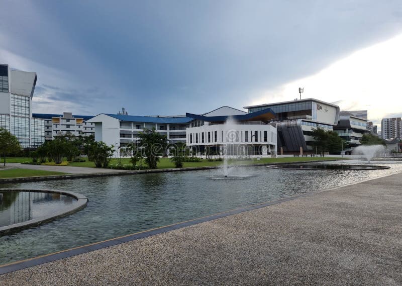 Temasek Polytechnic in Tampines, Singapore Stock Photo - Image of ...