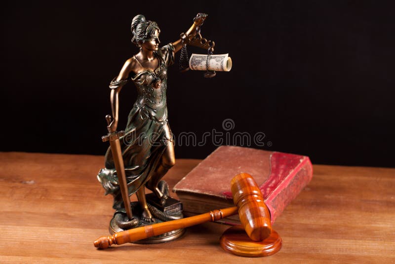 Temida statue and law book stock photo. Image of court - 27323842