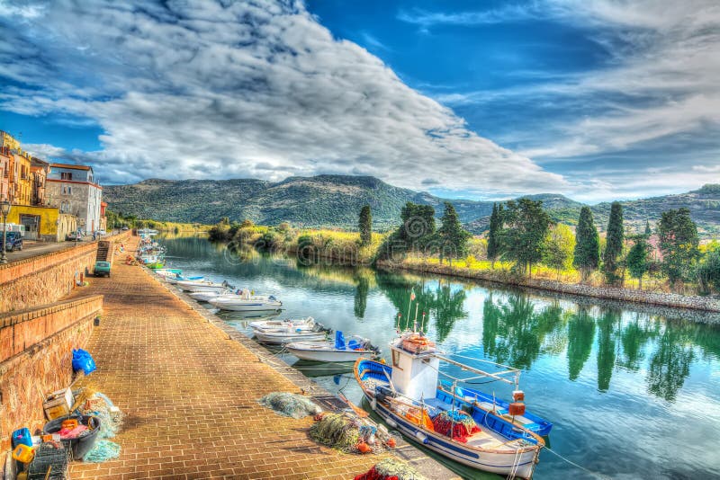 Temo River Under a Cloudy Sky in Hdr Stock Image - Image of scenery ...
