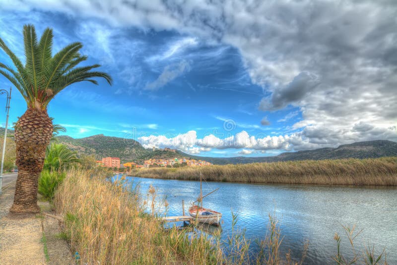 Temo River Under a Cloudy Sky Stock Image - Image of italy, creek: 48414675