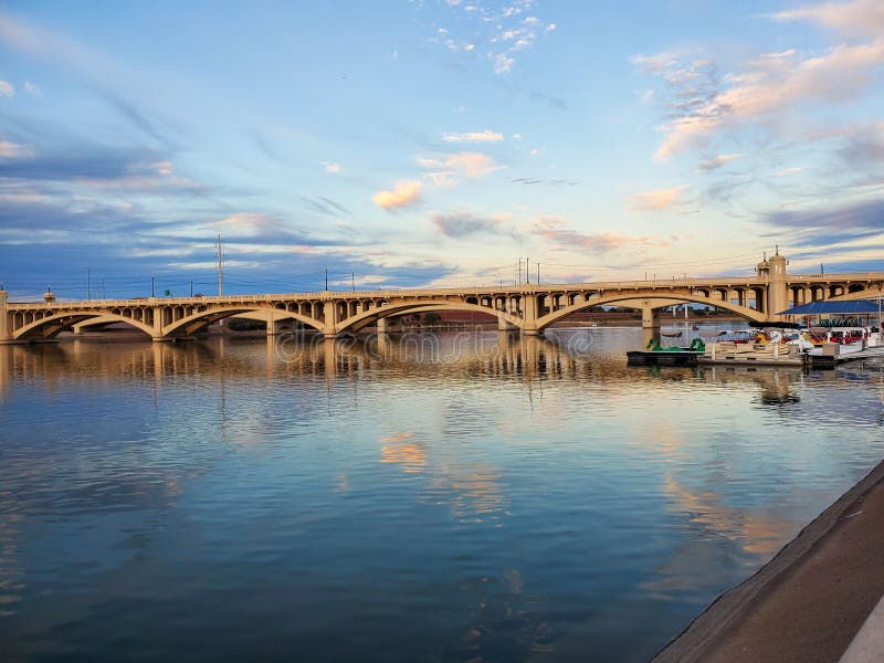 Tempe Beach Park from Different Angle Editorial Image - Image of ...
