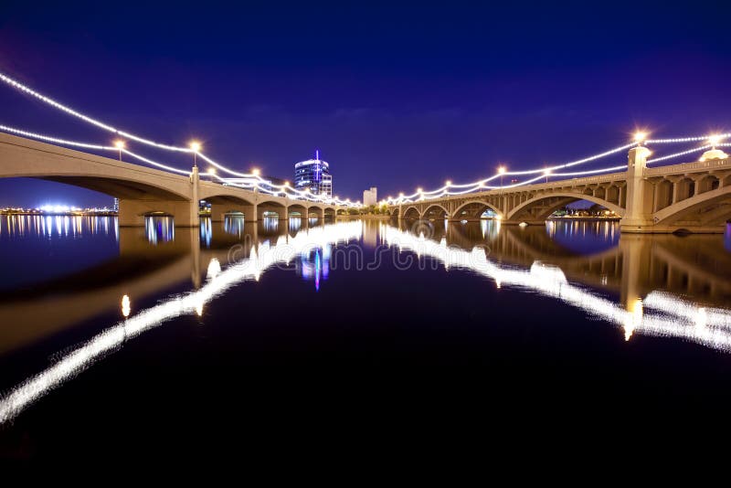 Tempe Arizona Bridge stock photo. Image of scottsdale - 18959058