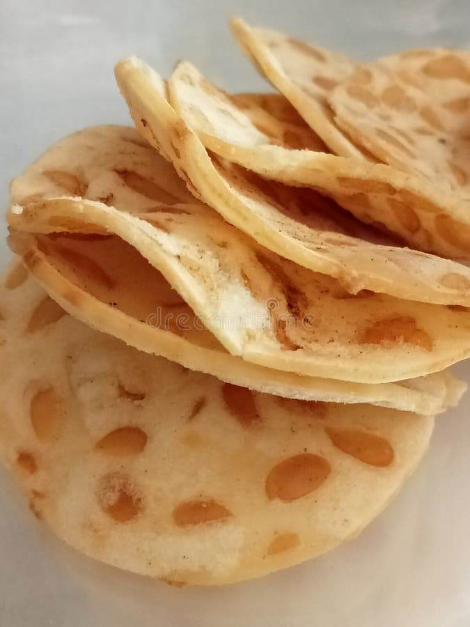 Tempe Chips, Indonesian Food Made from Soybean Stock Image - Image of ...
