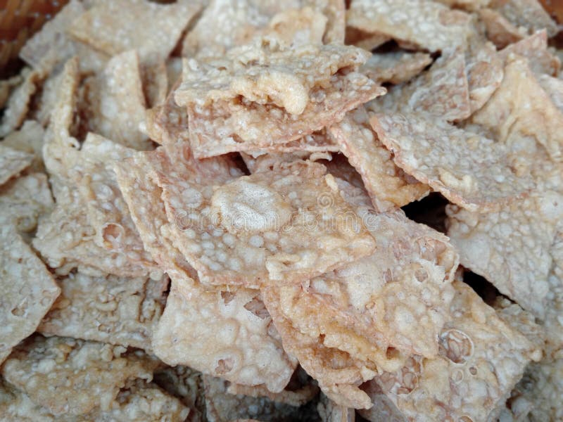 Tempe Chips are a Typical Snack Food from the City of Bandung, West ...