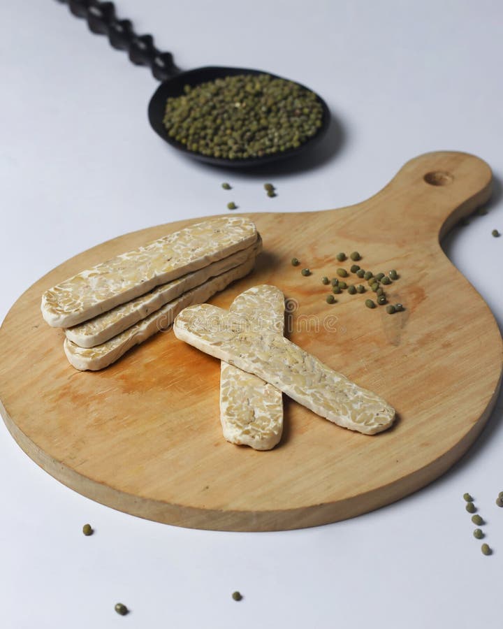 Tempe Isolated on Plain Background. View from Above Stock Photo - Image ...