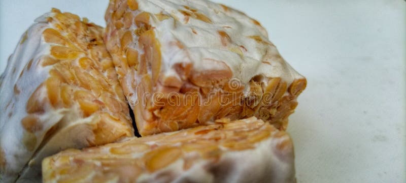 Tempe O Tempeh Es Una Comida Tradicional Indonesia Imagen de archivo ...