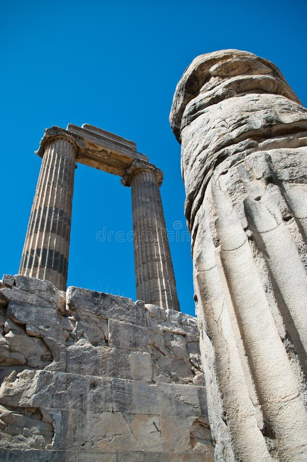 Tempel des Apollo-Details stockfoto. Bild von bügel, griechisch - 21481660