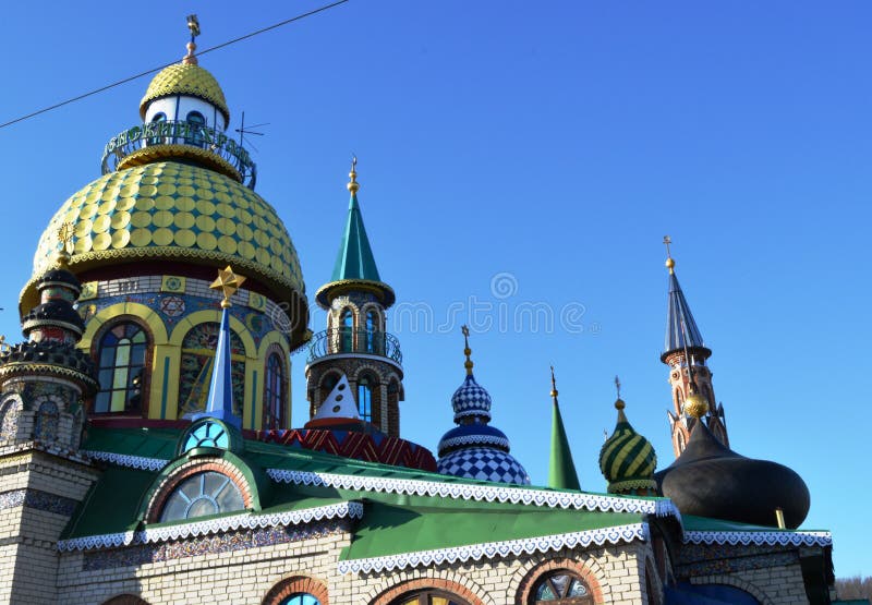Tempel Van Alle Godsdiensten Stock Afbeelding - Image of hindoeïsme ...