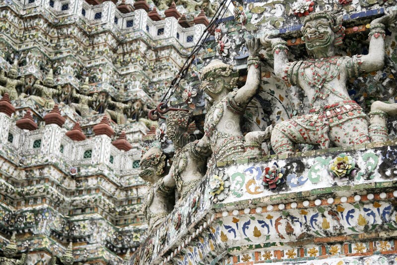 Tempel Van De Dageraad Bangkok Stock Foto - Image of erfenis, monument ...