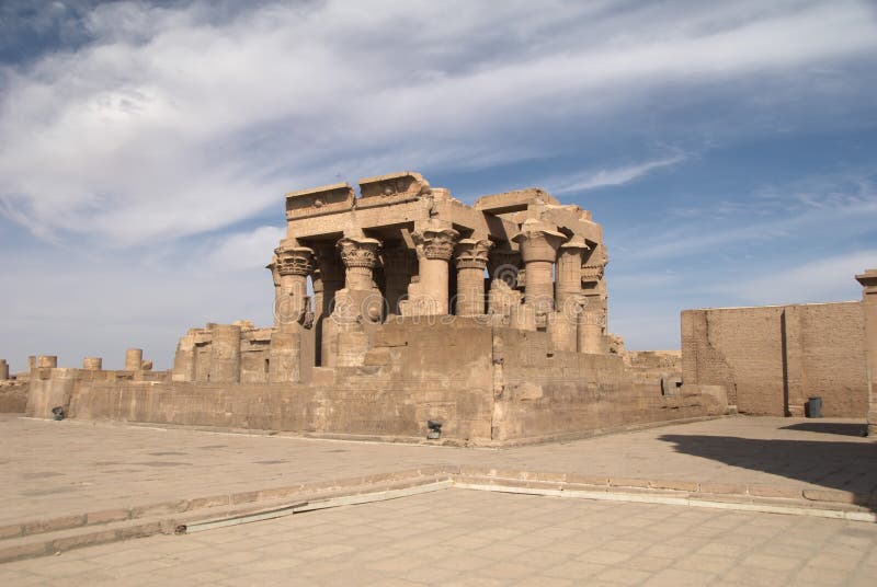 Der Tempel Von Sobek, Kom Ombo, Ägypten Stockbild - Bild von könige ...