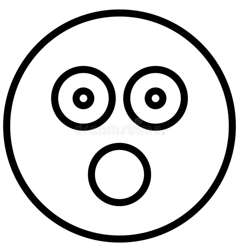 Temper, Amazed Vector Isolated Icon Which Can Easily Modify or Edit ...