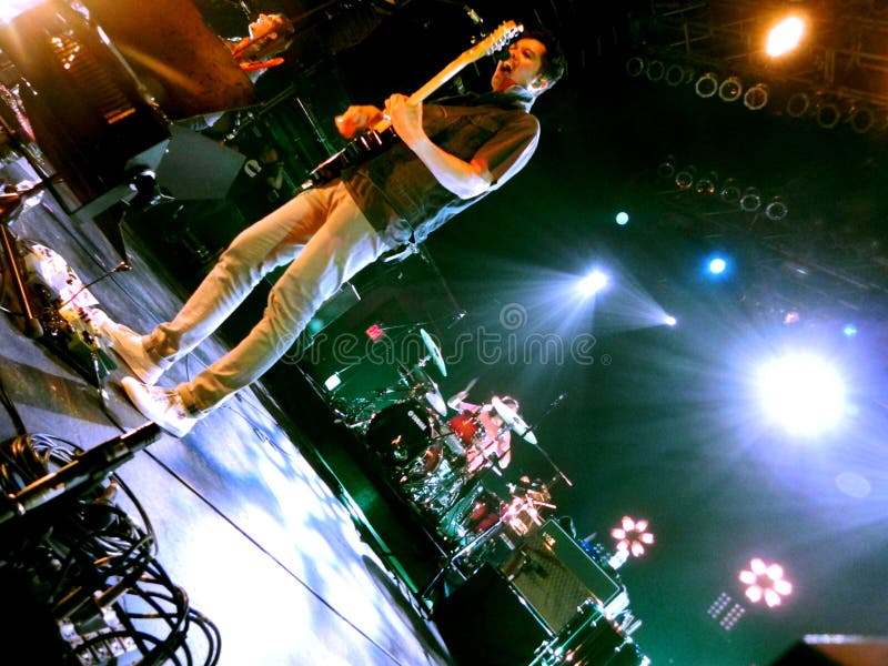 The Temper Trap in Concert at the Music Hall of Williamsburg Editorial ...