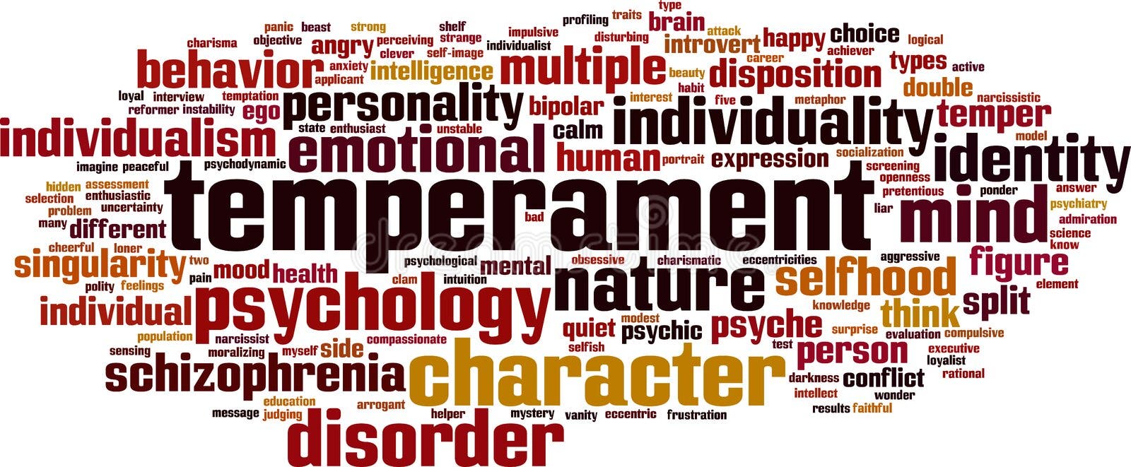 Individualism word cloud stock vector. Illustration of eccentric ...