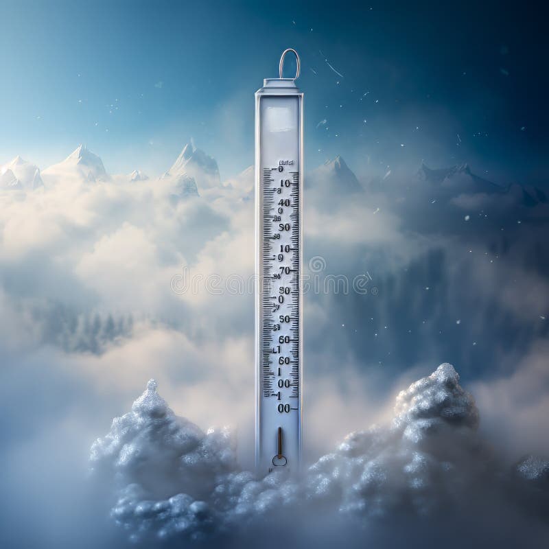 Temperature Absolute Zero stock illustration. Illustration of freezing ...