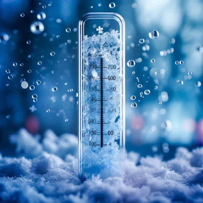 Temperature Absolute Zero stock illustration. Illustration of science ...