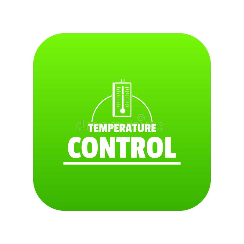 Temperature Control Logo, Simple Gray Style Stock Vector - Illustration ...