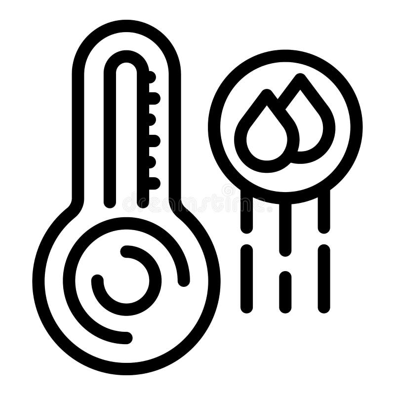 Temperature Control Icon Outline Vector. Farm Technology Stock Vector ...