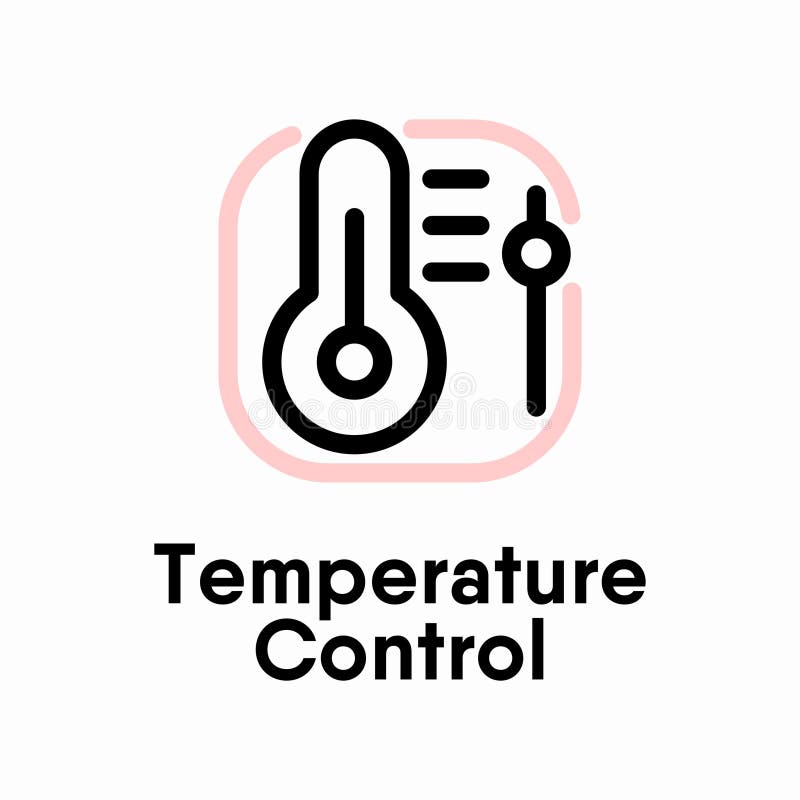 Temperature Control Information Sign Stock Vector - Illustration of ...