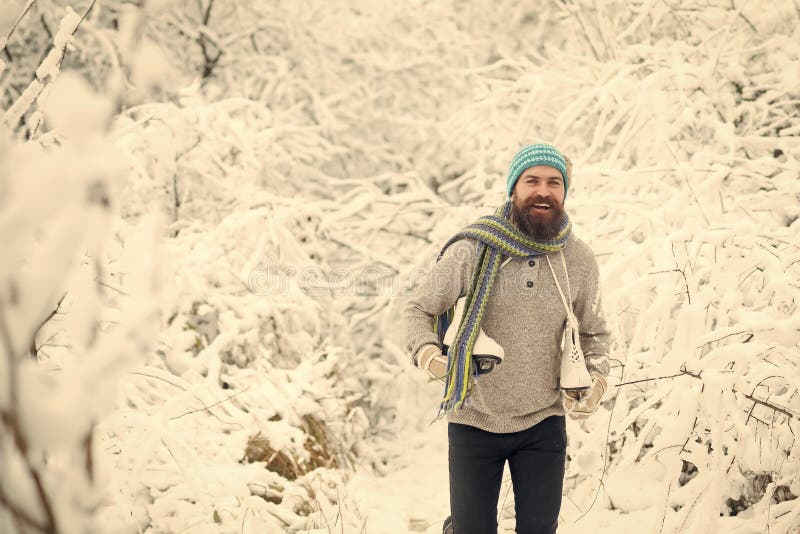 Temperature, Freezing, Cold Snap, Snowfall. Stock Image - Image of ...