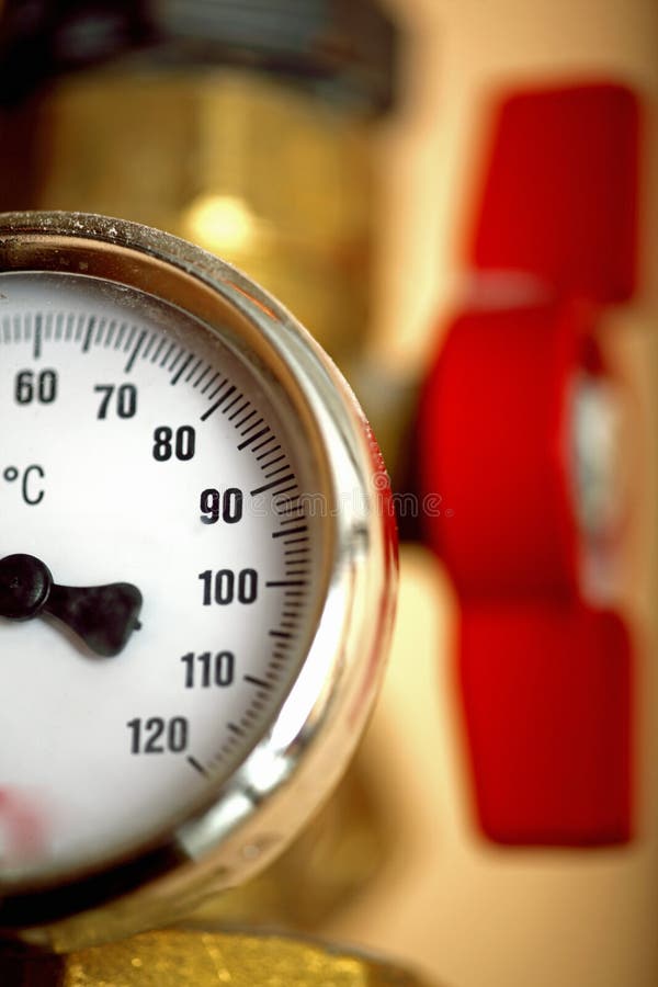 Temperature gauge stock photo. Image of color, pipeline - 5353100 Temperature gauge stock photo. Image of color, pipeline - 5353100