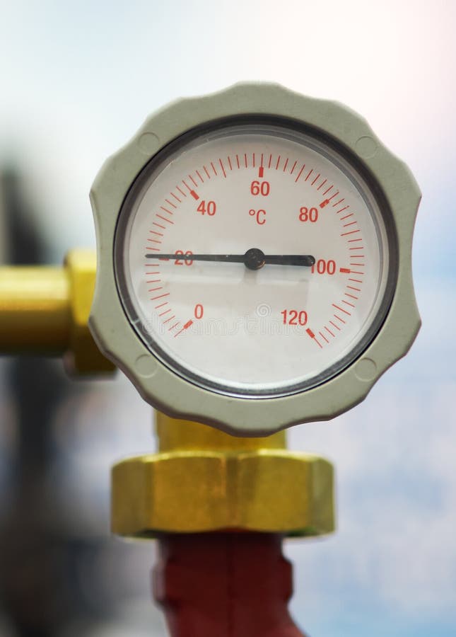 Temperature gauge stock image. Image of temperature, technical - 23821461