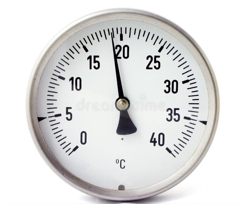 Temperature gauge stock photo. Image of auto, controller - 8377644
