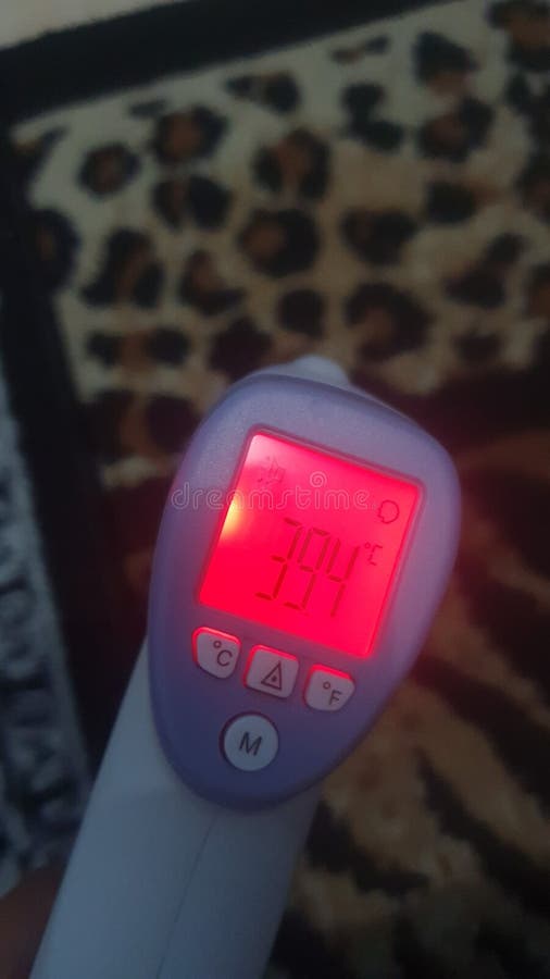 The Temperature Gauge is Hot, and the Temperature is Very High Stock ...