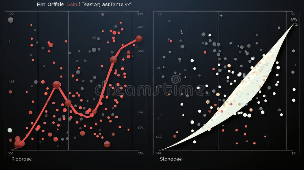 Temperature graphs data stock illustration. Illustration of variables ...