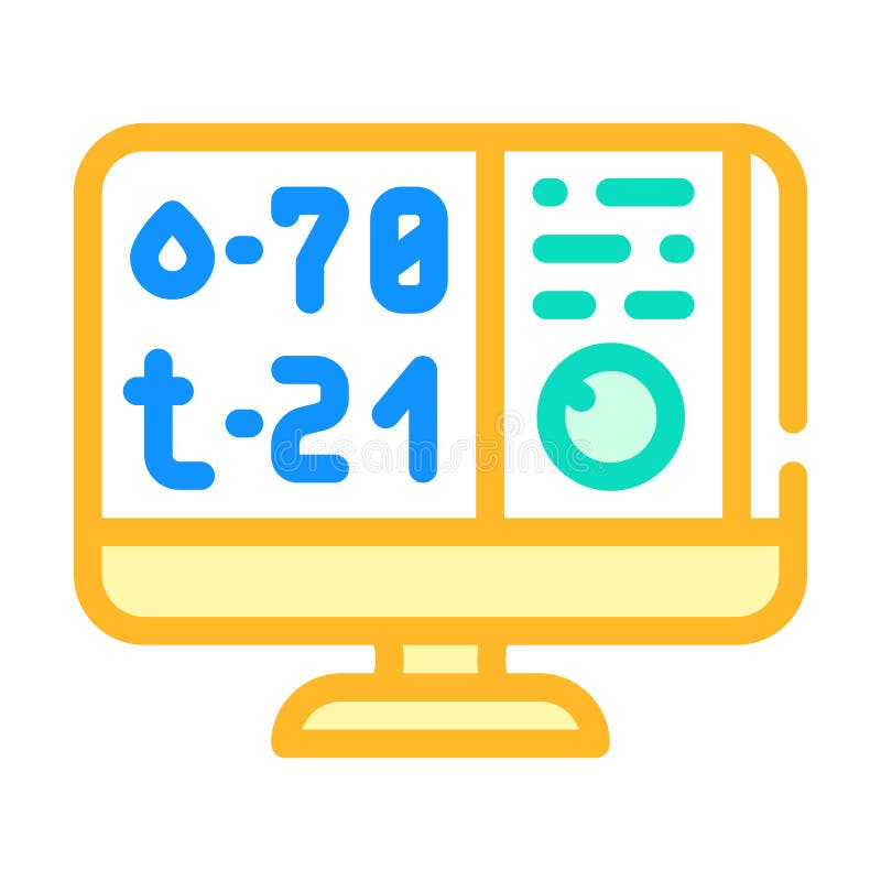 Temperature and Humidity Control Color Icon Vector Illustration Stock ...