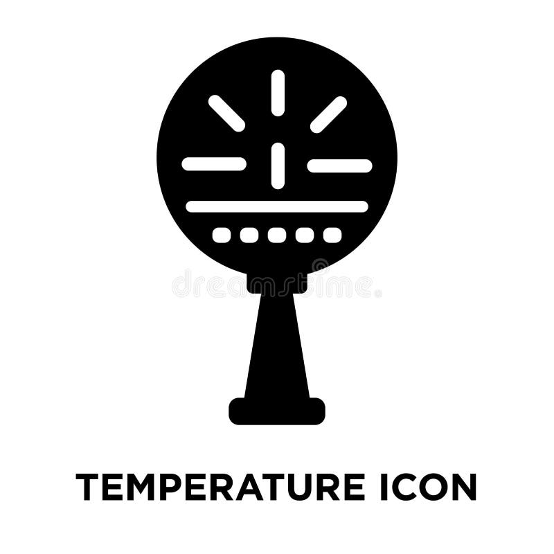 Temperature Icon Vector Isolated on White Background, Logo Concept of ...