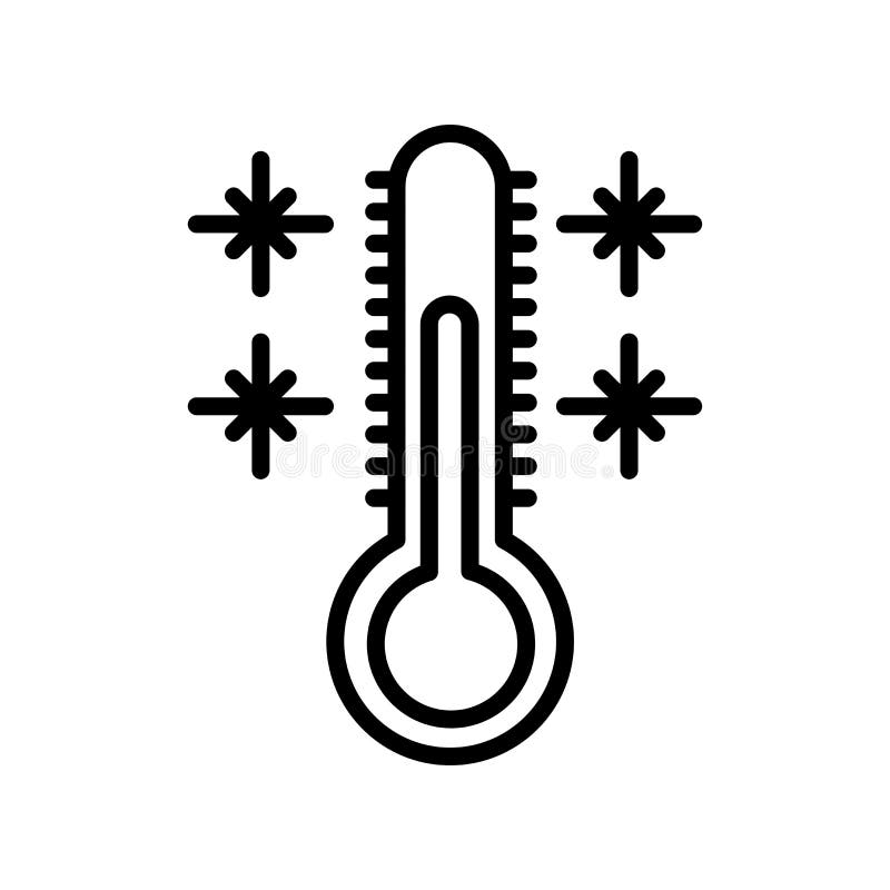 Temperature Icon Vector Sign and Symbol Isolated on White Background ...