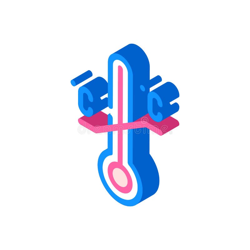 Temperature Limitation Symbol. Vector Illustration, Flat Design. Stock ...