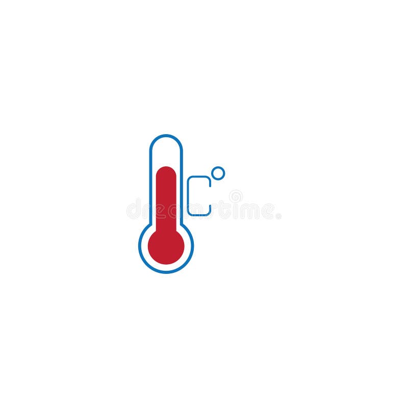 Temperature logo template stock vector. Illustration of chill - 179030203