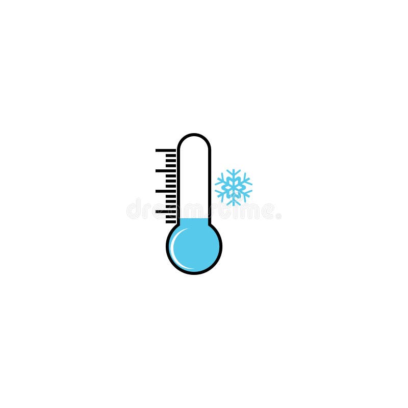 Temperature logo template stock vector. Illustration of chill - 179030203