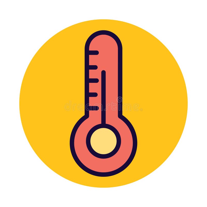 Temperature Meter Isolated Vector Icon Which Can Easily Modify or Edit ...