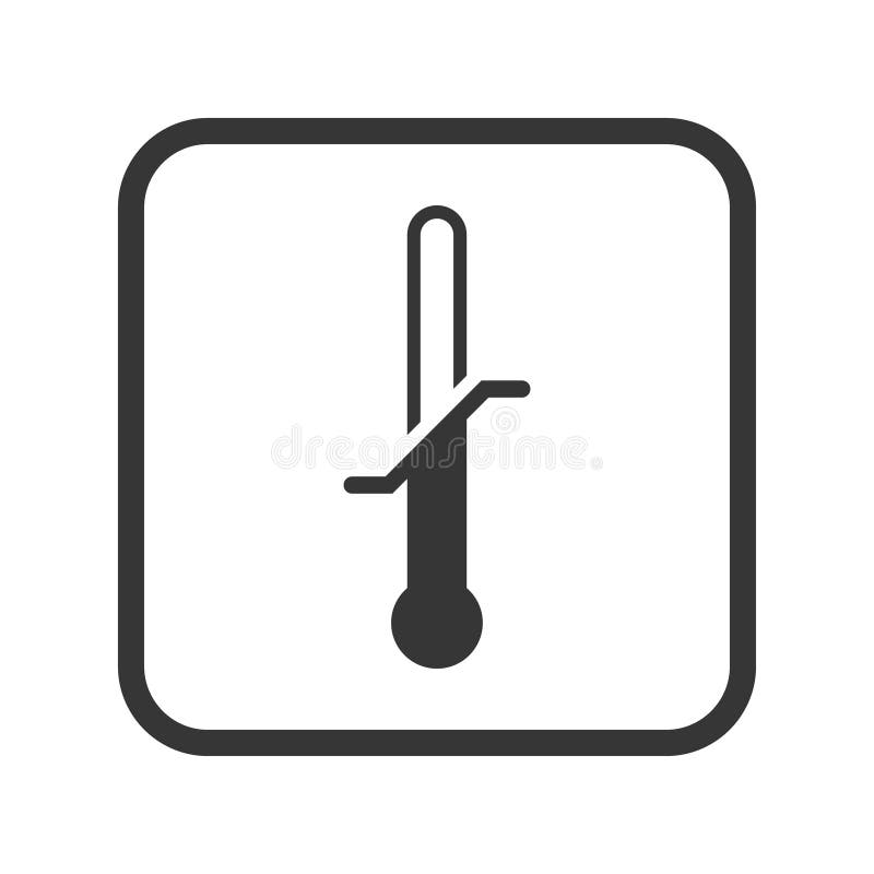 Temperature Packaging and Logistic Vector Isolated Single Icon Stock ...