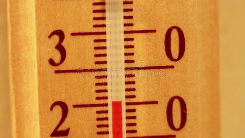Temperature Rising on a Thermometer Stock Video - Video of earth ...