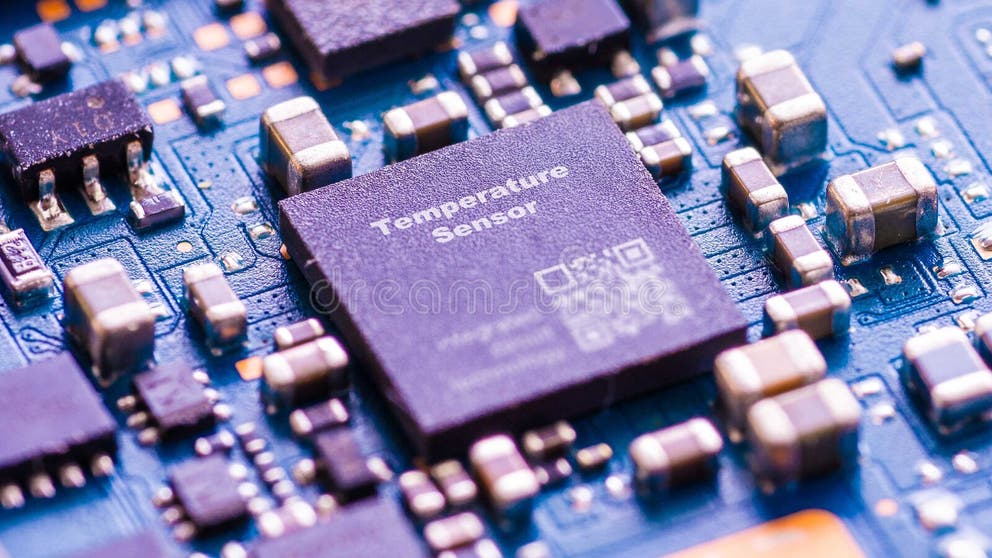 Temperature Sensor IC for Measuring and Reporting Temperature Stock ...