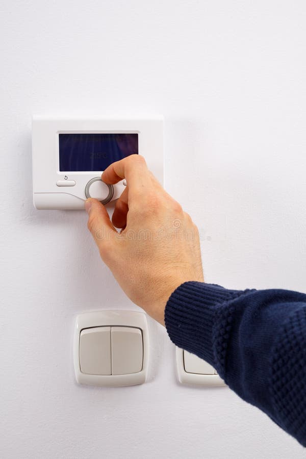 Temperature settings. stock photo. Image of heat, household - 76882392