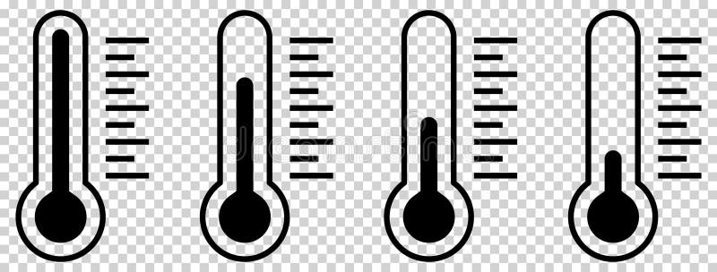 Temperature symbol set stock vector. Illustration of meter - 282057310
