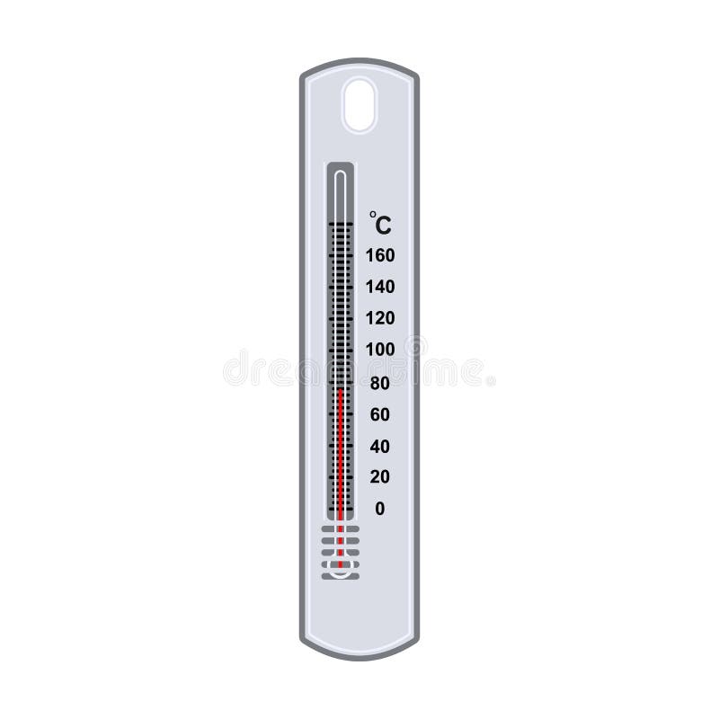 Temperature Vector Icon.Cartoon Vector Icon Isolated on White ...