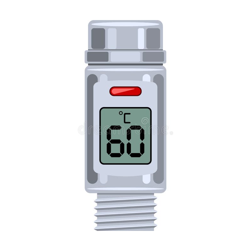 Temperature Vector Icon.Cartoon Vector Icon Isolated on White ...