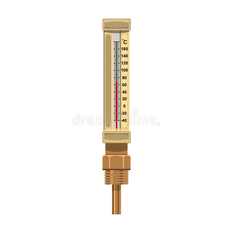 Temperature Vector Icon.Cartoon Vector Icon Isolated on White ...