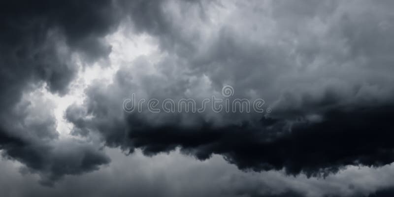 A Tempest Brews As the Sky Fills with Foreboding Storm Clouds. Stock ...