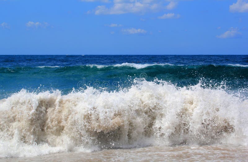 Tempesta Sul Mare Adriatico Fotografia Stock - Immagine di montenegro ...