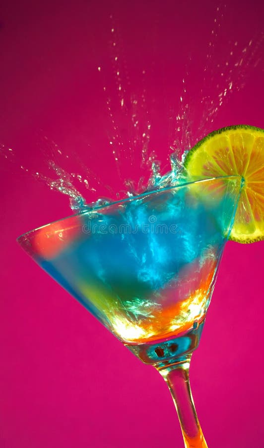 Tempestade azul foto de stock. Imagem de festa, martini - 1904018