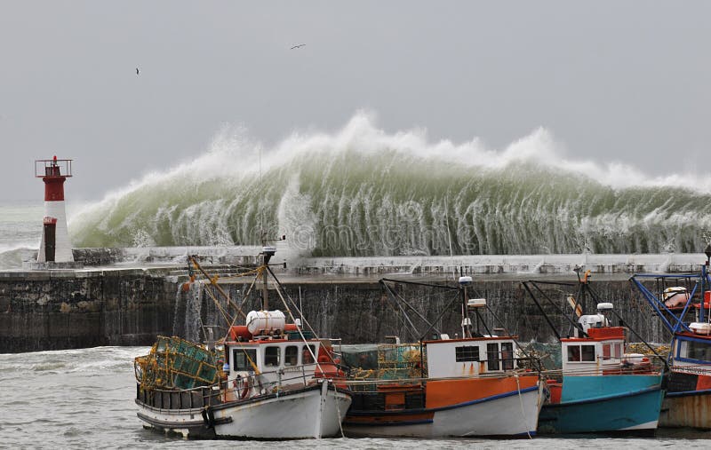 Tempestade de Cape Town imagem editorial. Imagem de perigo - 6244530