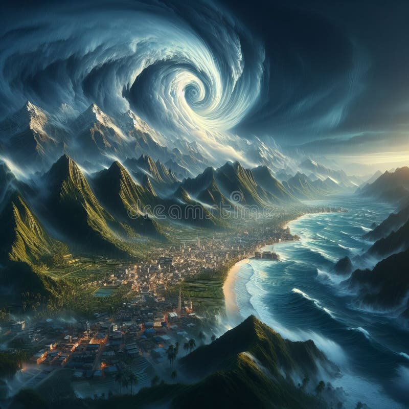 92 2. Tempestuous Typhoon - a Massive Tropical Storm S Stock Photo ...