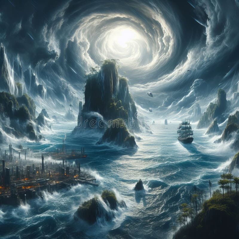 93 2. Tempestuous Typhoon - a Massive Tropical Storm S Stock Photo ...